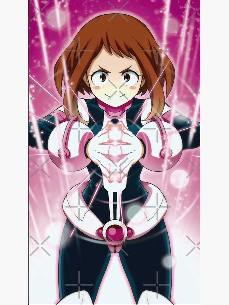 "ochaco uraraka" Sticker by cremadesign | Redbubble