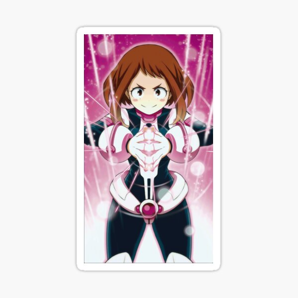"ochaco uraraka" Sticker by cremadesign | Redbubble