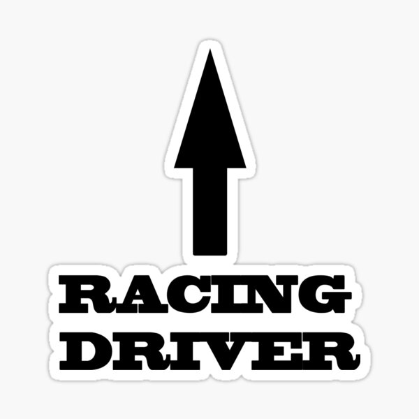 "Racing Driver" Sticker for Sale by McLarenMedia1 | Redbubble
