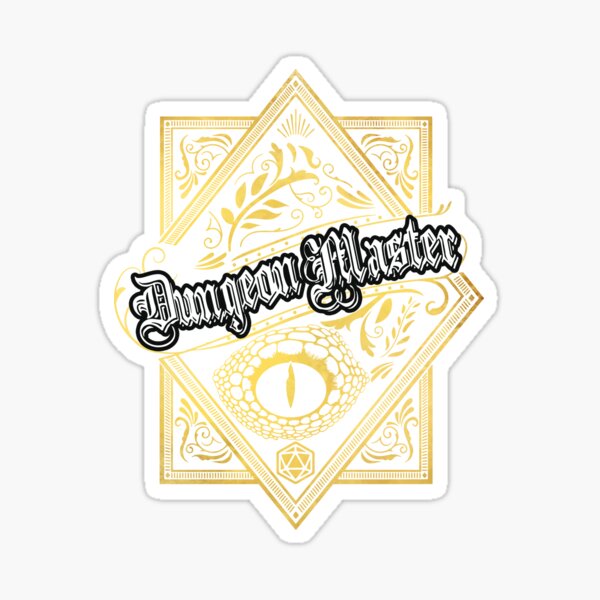 "Dungeon Master Class Symbol" Sticker for Sale by ToplineDesigns ...