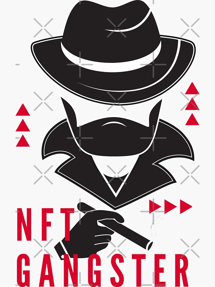 "NFT Gangster" Sticker by NFTlink | Redbubble