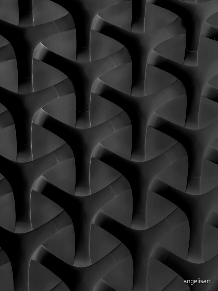 "Black and gray optical illusion pattern inverted edition." Poster by ...