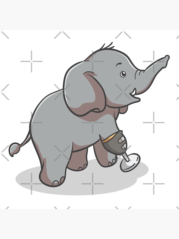 "Mosha the Baby Elephant with a Prosthesis" Poster by HLmovement ...