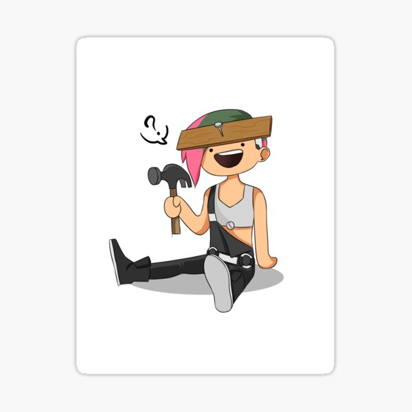 "hmm?" Sticker for Sale by fluskywolf | Redbubble