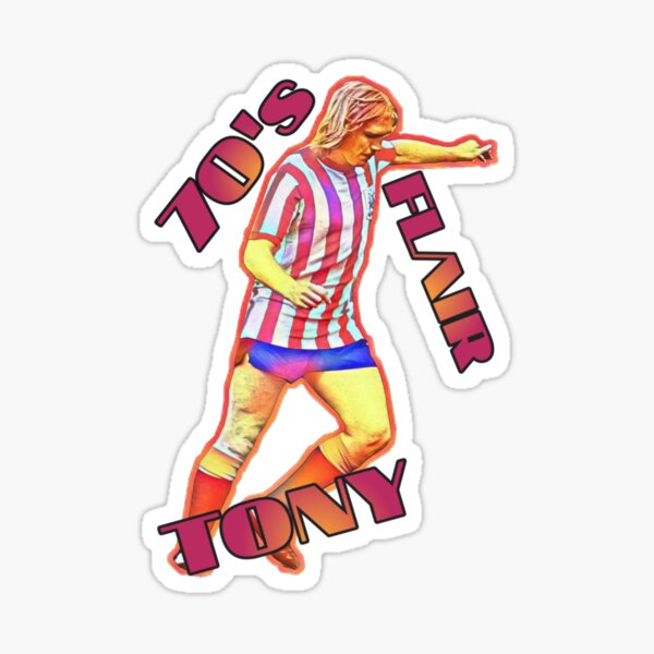 "70's Flair: Tony " Sticker for Sale by RGPdesigns | Redbubble