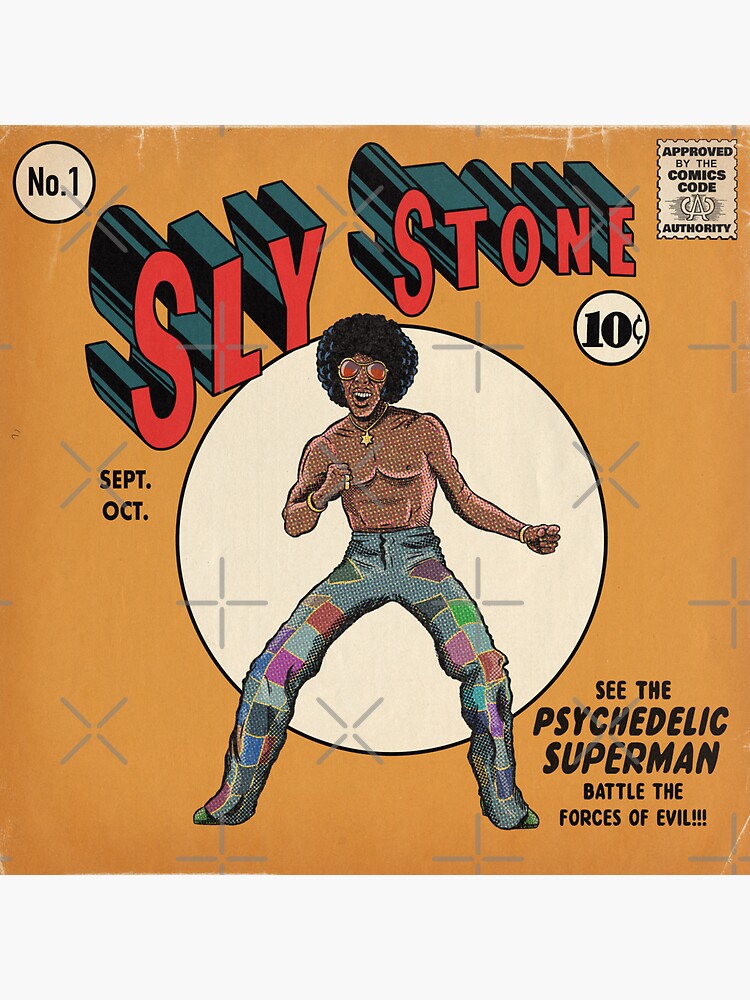 "Sly Comic" Sticker by StuffByMarkUK | Redbubble