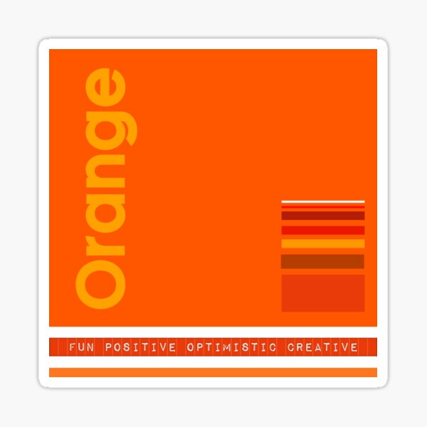 "Definition of Orange colour. Fun, positive, optimistic, creative ...