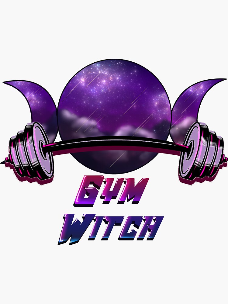 "Gym Witch Collection" Sticker for Sale by MercyTheWitch | Redbubble