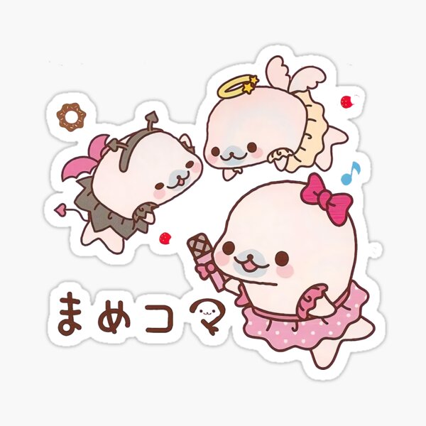 Mamegoma Stickers | Redbubble