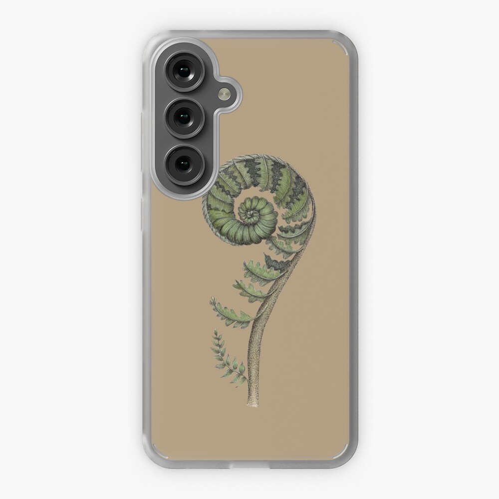 "Delicate fiddlehead fern" Sticker by EstudioFagus | Redbubble