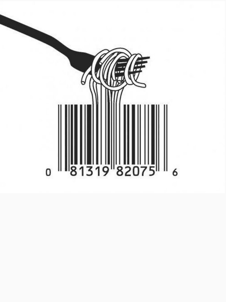 "Barcode Spaghetti" T-shirt for Sale by meganbxiley | Redbubble ...