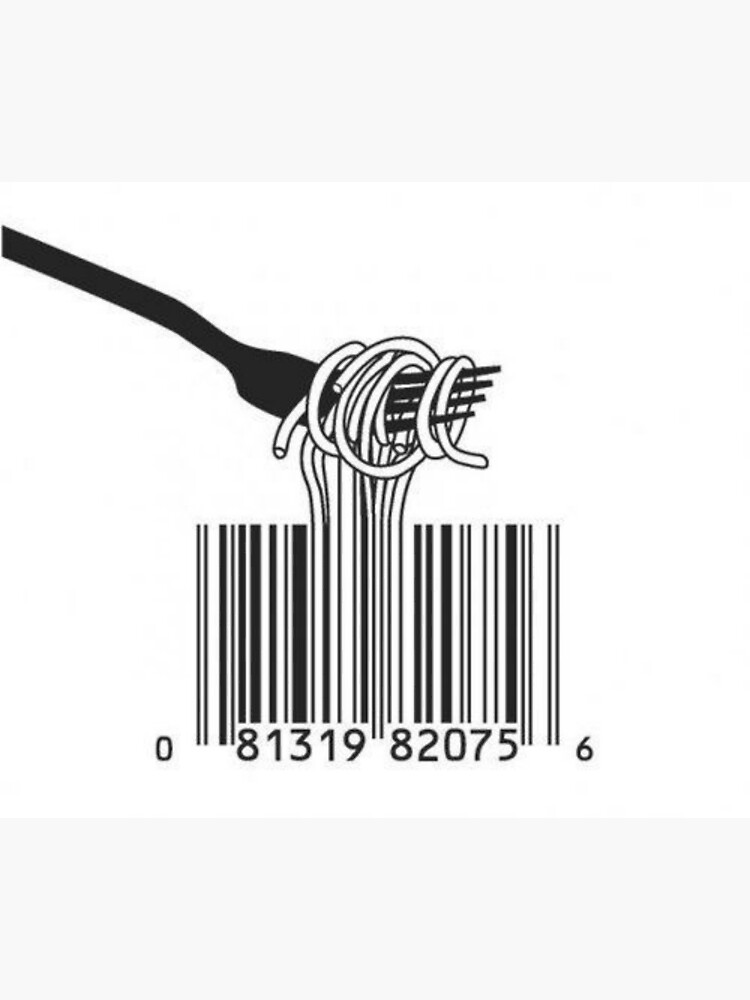 "Barcode Spaghetti" Art Print by meganbxiley | Redbubble
