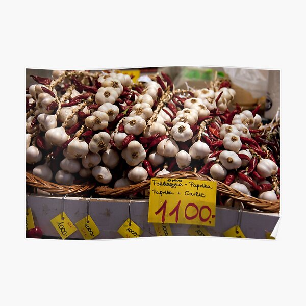 "Cloves Of Garlic" Poster for Sale by pdecocco | Redbubble