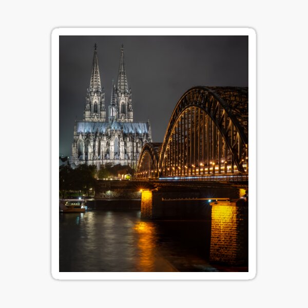 "Cologne Cathedral" Sticker by chasethislight | Redbubble
