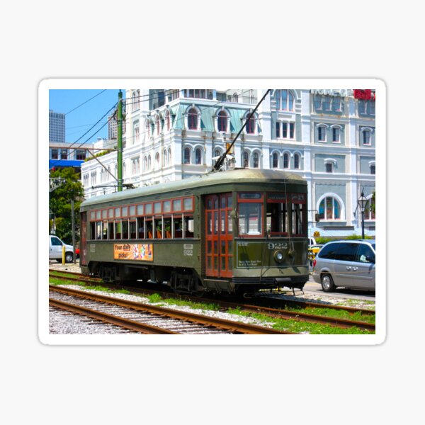 "New Orleans Streetcar" Sticker for Sale by nakamitsud | Redbubble
