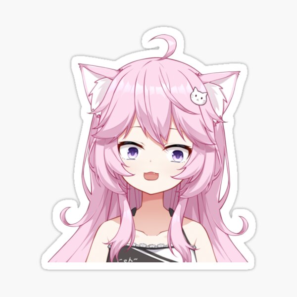 Nyanners Peeker Stickers | Redbubble