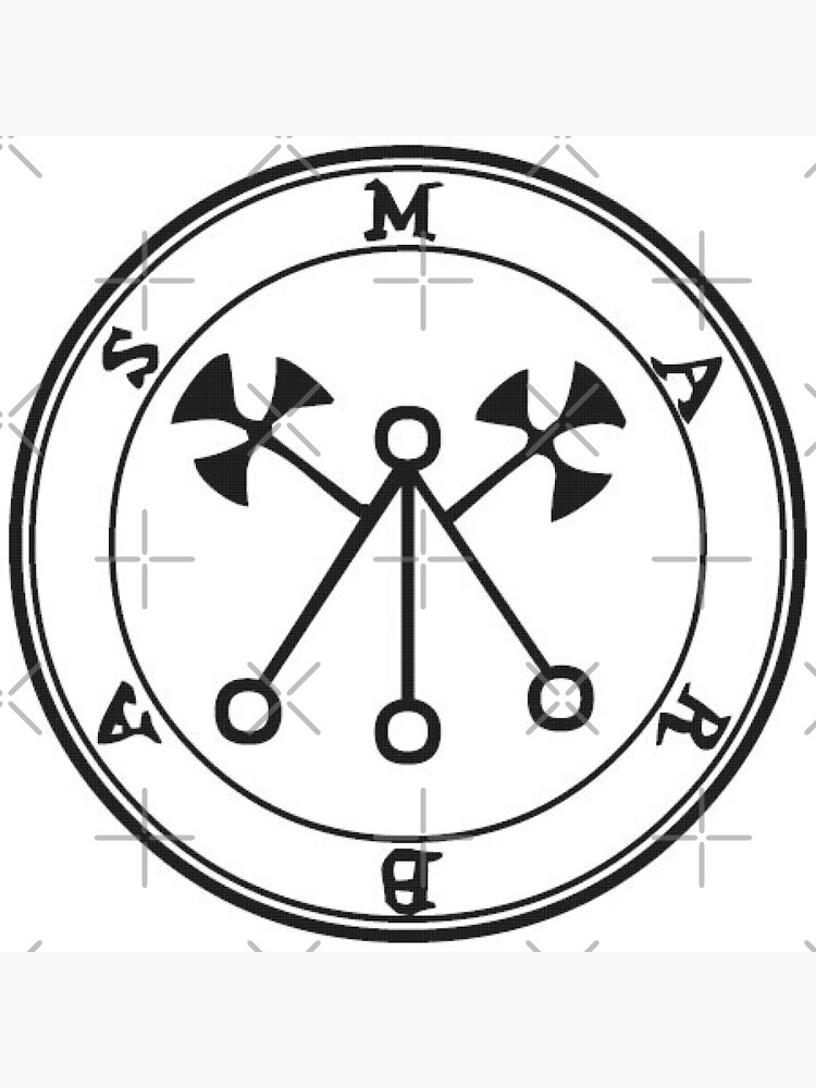 "President Marbas - Black Sigil" Poster by DavidAGA | Redbubble