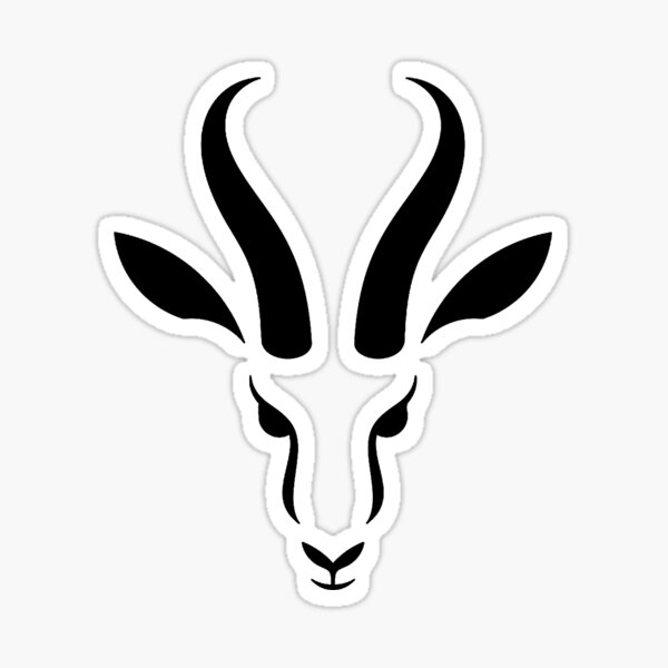"Springbok One" Sticker for Sale by Springbokstyles | Redbubble
