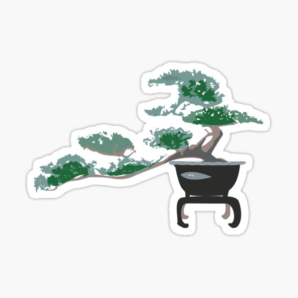 "Bonsai" Sticker for Sale by Judge-Hatchet | Redbubble