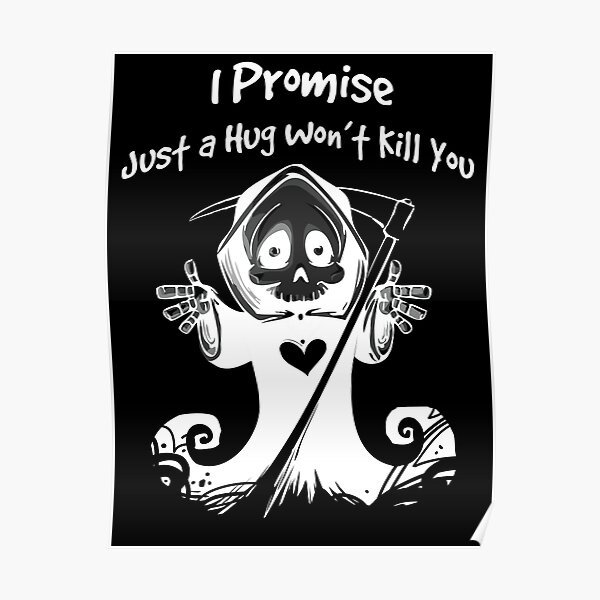 "Hugging Skull Meme" Poster for Sale by ZuLa-Store | Redbubble