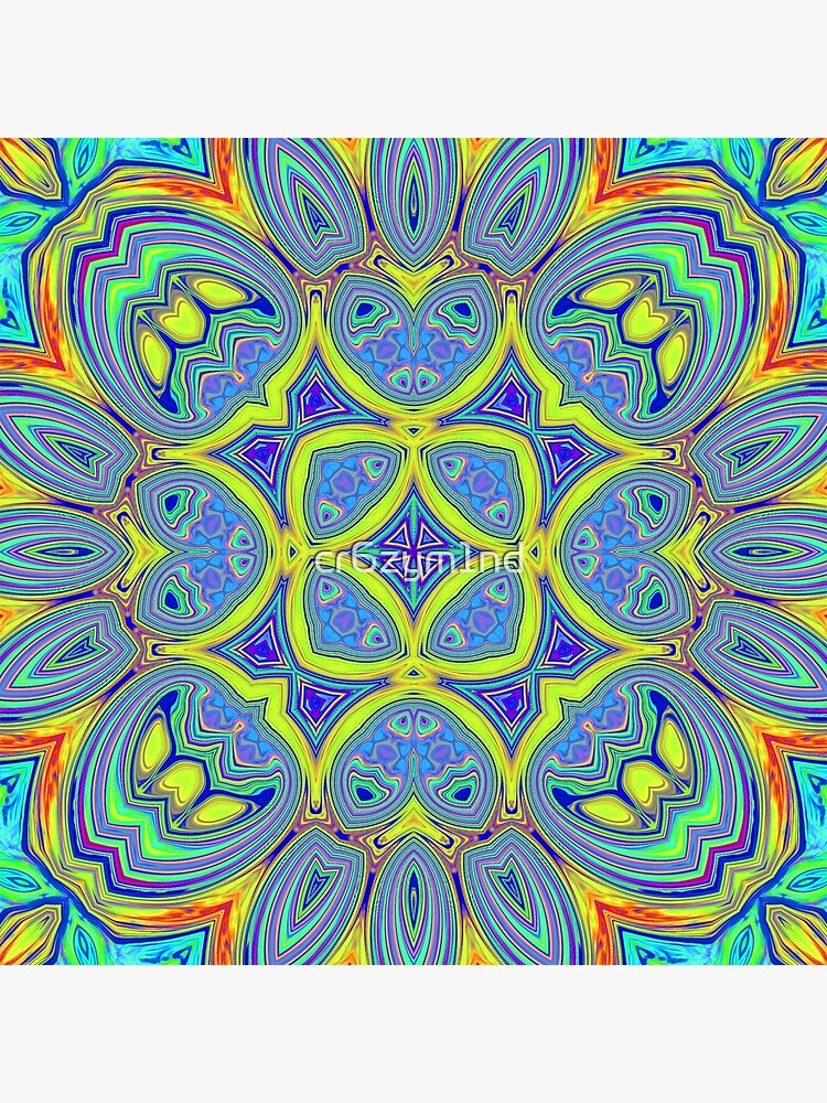 "Psychedelic tiles 57." Art Print for Sale by cr6zym1nd | Redbubble