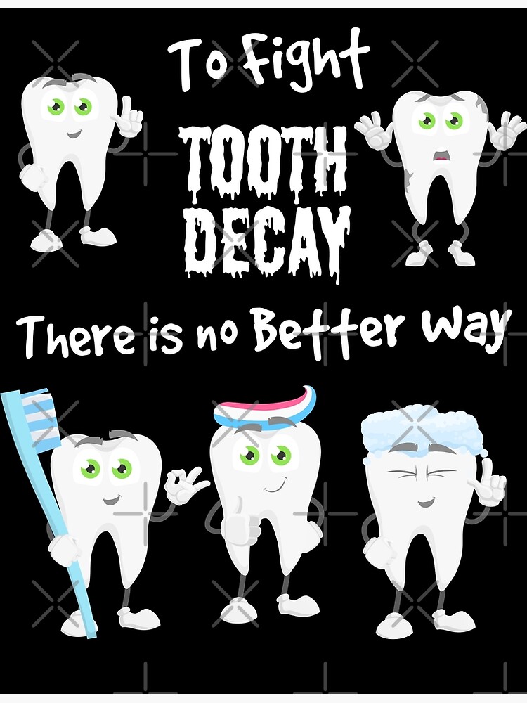 "Brushing Tooth Decay Meme" Poster for Sale by ZuLa-Store | Redbubble
