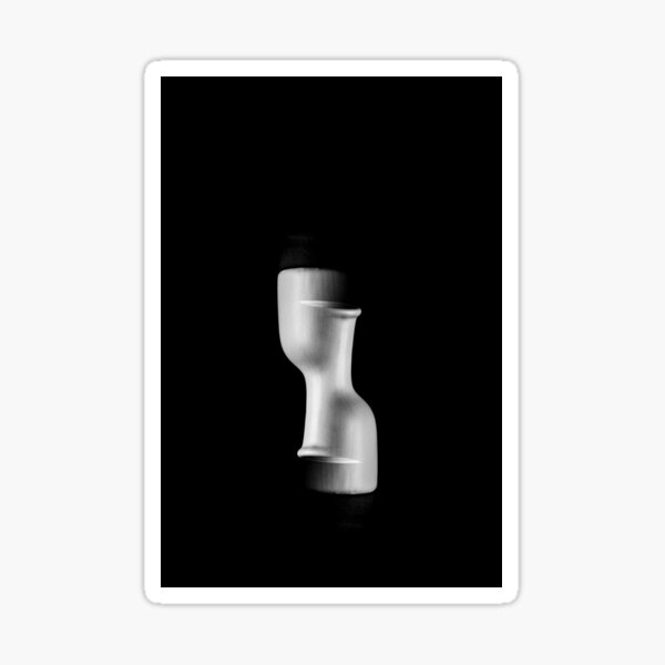 "Black and White Abstract Shapes" Sticker by silvtom | Redbubble
