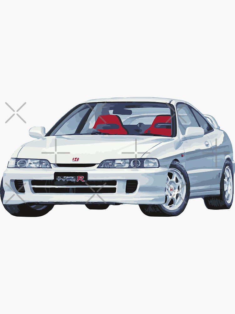 "Championship White DC2 ITR " Sticker for Sale by cowtownCOWBOY | Redbubble