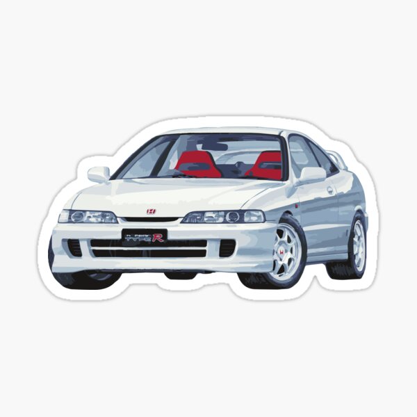 "Championship White DC2 ITR " Sticker for Sale by cowtownCOWBOY | Redbubble