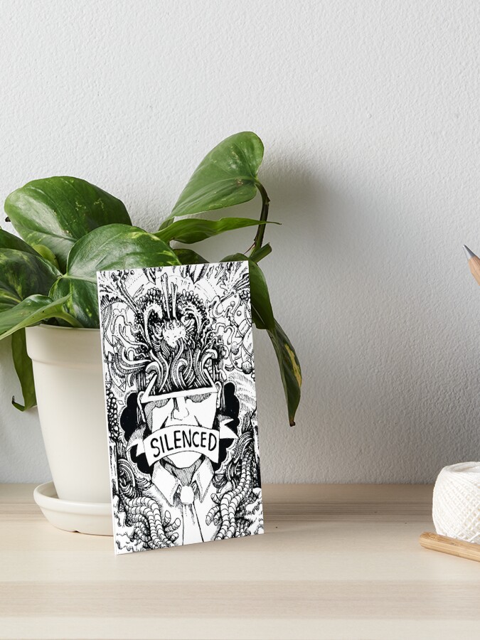 "The Silenced" Art Board Print for Sale by Rizalkfc36-shop | Redbubble