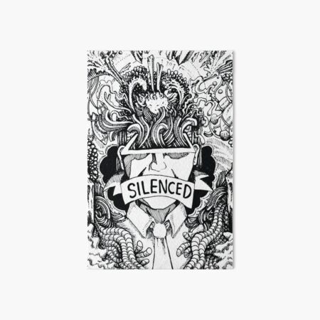 "The Silenced" Art Board Print for Sale by Rizalkfc36-shop | Redbubble