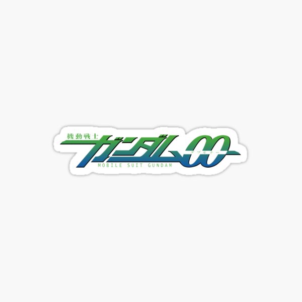 "Gundam 00" Sticker for Sale by pakyupashion | Redbubble