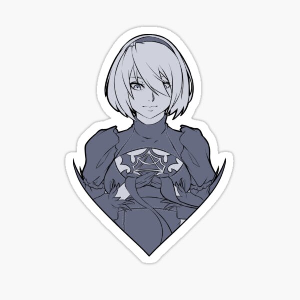 "From Nier Automata" Sticker for Sale by DianaDecaro | Redbubble