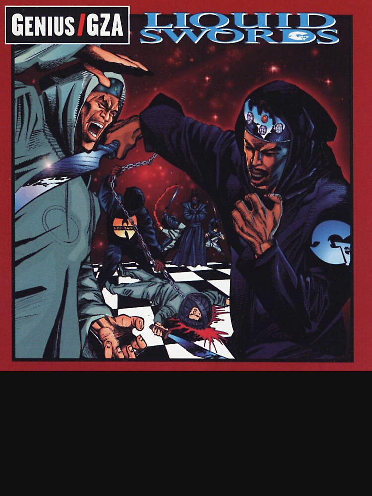 "Liquid Sword GZA" T-shirt for Sale by fromthestreets | Redbubble ...