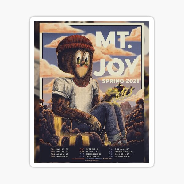 "Mt joy spring 2021" Sticker for Sale by drodrique02 | Redbubble