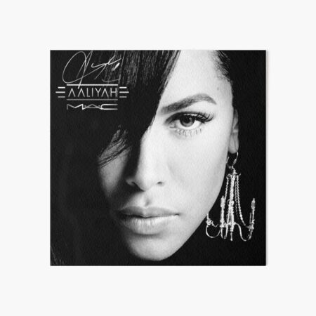 "BEST - AALIYAH WITH SIGNATURE" Art Board Print by sampoerna2018 ...