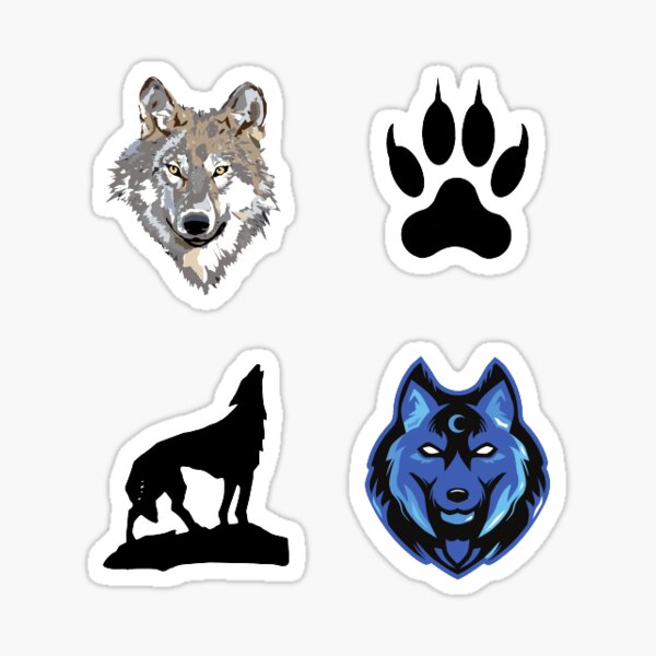 "Wolf - wolves" Sticker for Sale by fabioesposito66 | Redbubble