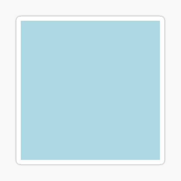 "color light blue" Sticker for Sale by kultjers | Redbubble