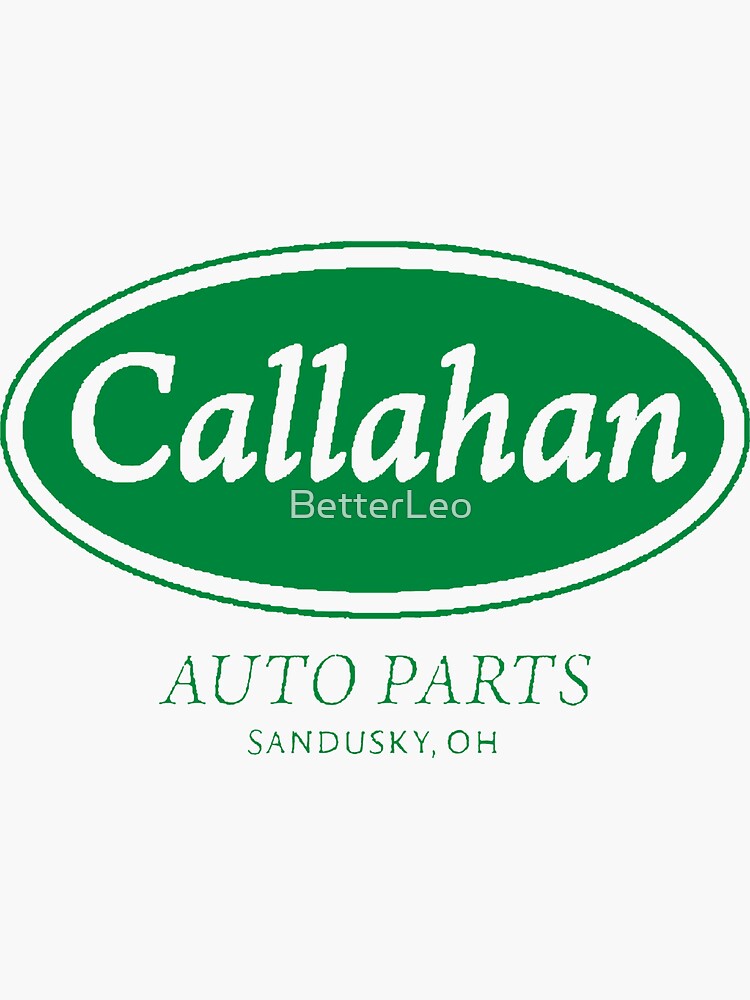 "Callahan Auto Parts - Tommy Boy Farley Spade" Sticker for Sale by ...
