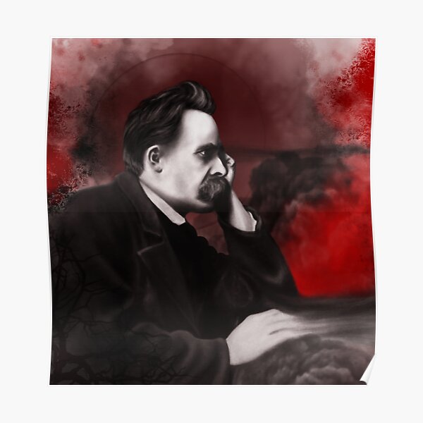 "Friedrich Nietzsche" Poster for Sale by Tommy-Moore | Redbubble