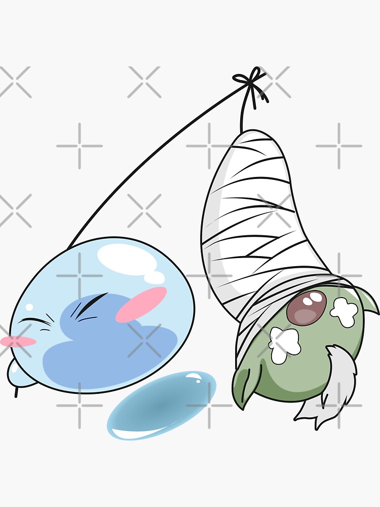 "Rimuru and Gobuta Chibi" Sticker by Raitoseji | Redbubble
