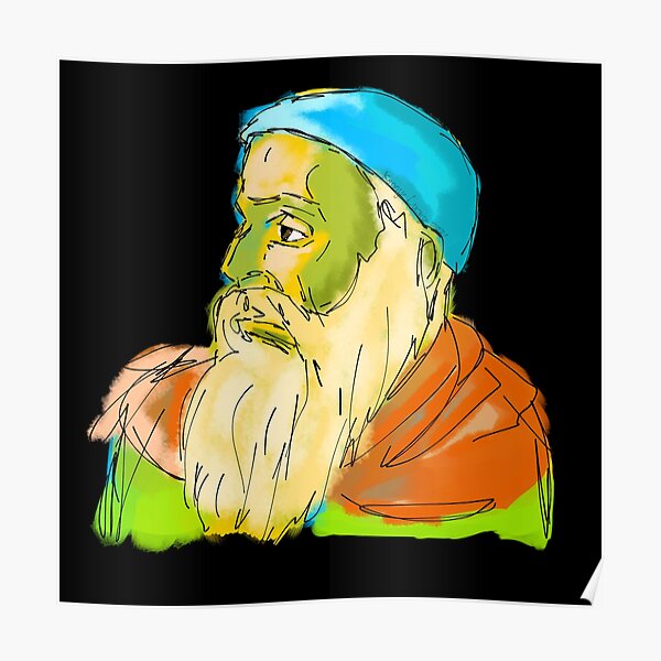 "Rabbi Nachmanides Ramban Painting" Poster for Sale by KennyLucky ...
