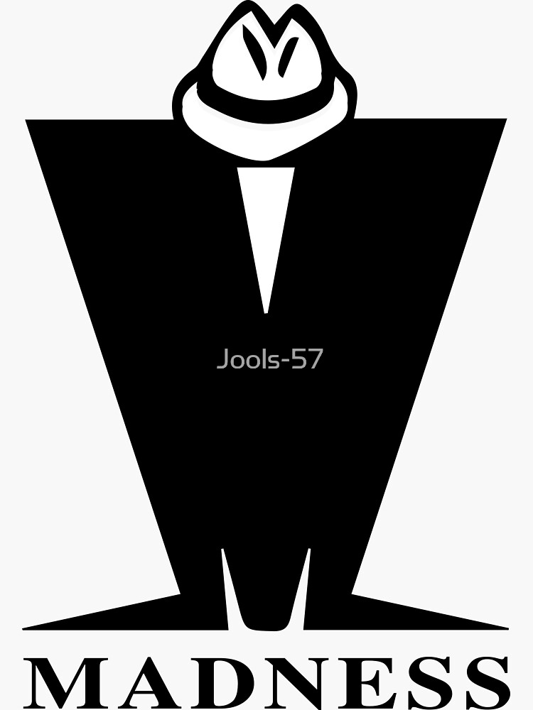 "Madness" Sticker for Sale by Jools-57 | Redbubble