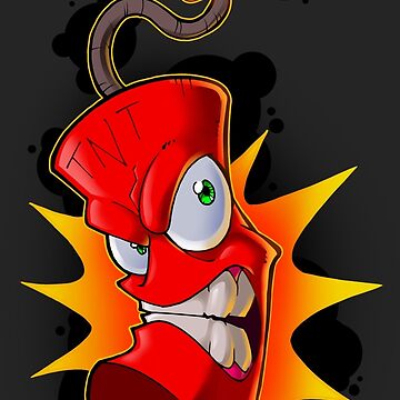 "Firecracker Jim" Sticker for Sale by dopeshitbydio | Redbubble