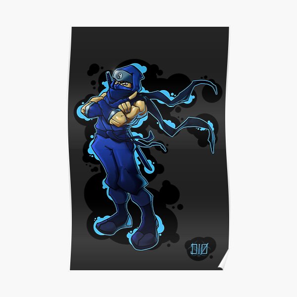 "Ninja Bob" Poster for Sale by dopeshitbydio | Redbubble