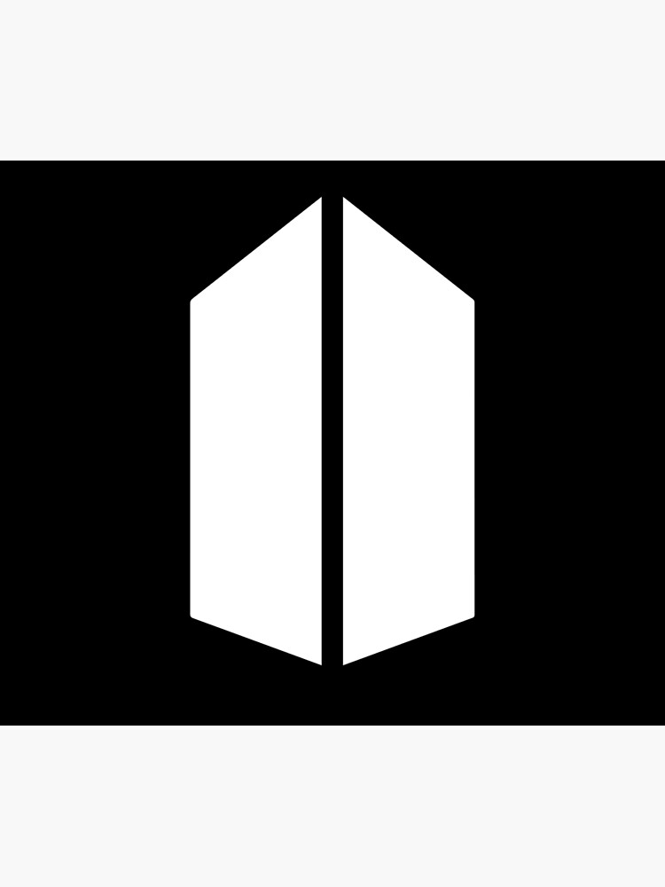 "BTS Army Logo V2 (White)" Poster by Anime-K | Redbubble