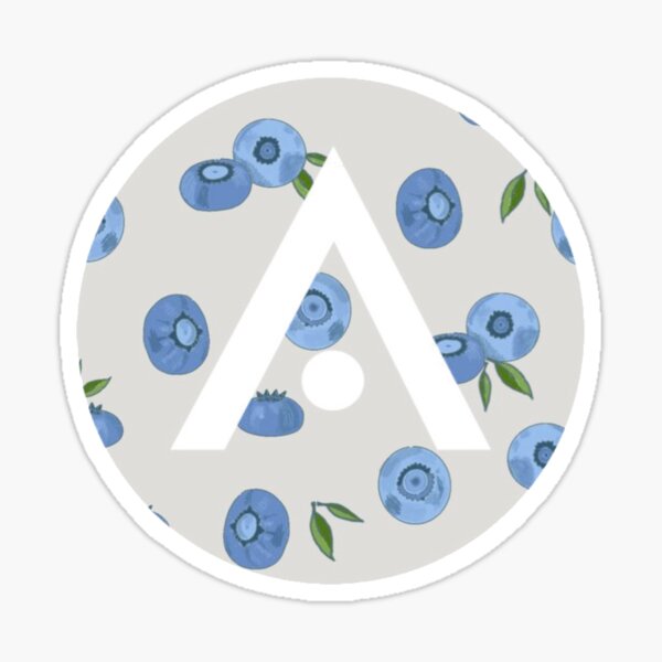 "Blue Berry Aveda Logo" Sticker for Sale by Dalaura | Redbubble