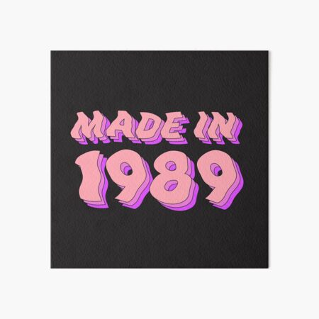 " Made in 1989 stickers, Made In The 80s, car stickers, bumper stickers ...