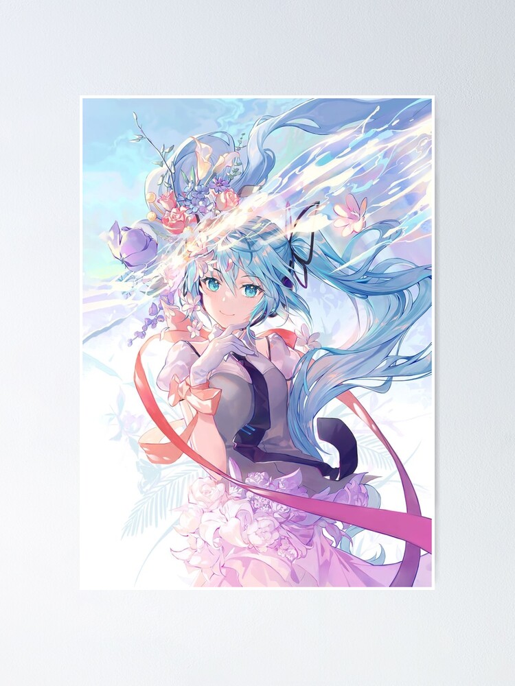 "Miku Blue Sky" Poster for Sale by MelanieOtiz | Redbubble