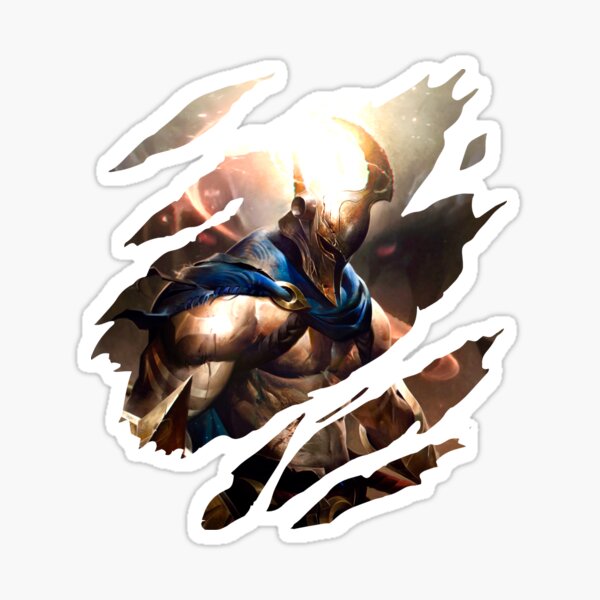 League Legends Of Pantheon Stickers | Redbubble